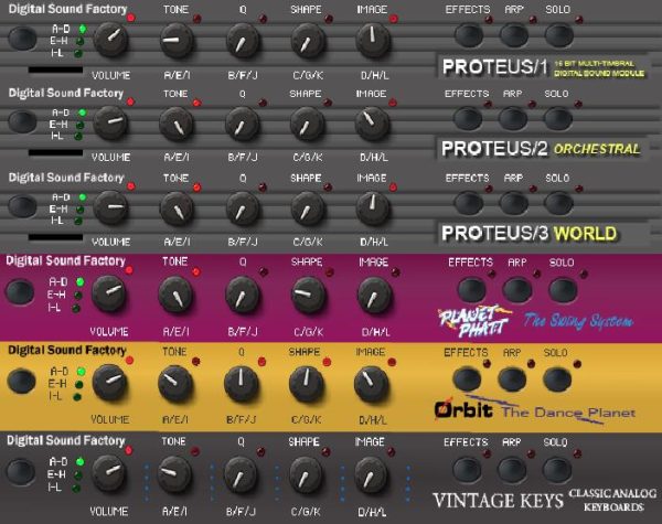 Digital Sound Factory – EMU Proteus Rack & Software Sound Modules